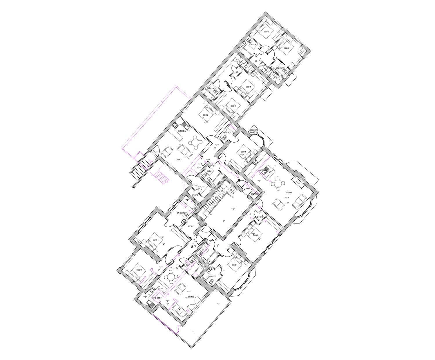 First Floor - Middle Chine View